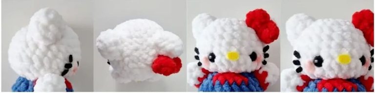Plushie Baby Hello Kitty Crochet Amigurumi Free Pattern