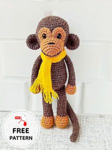 Easy Crochet Monkey Pattern Free PDF Amigurumi