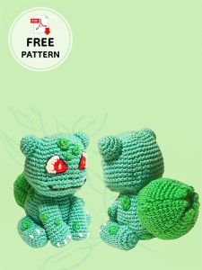 Free PDF Bulbasaur Crochet Pattern