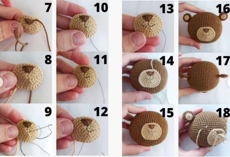 Free Teddy Bear Crochet Pattern PDF For Beginners