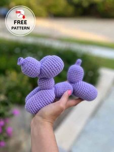 Beginner Friendly Free Crochet Balloon Dog