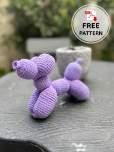 Beginner Friendly Free Crochet Balloon Dog